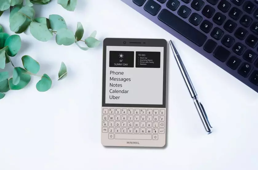 Minimal Phone, anty-smartfon z ekranem E-Ink i klawiaturą QWERTY do ...